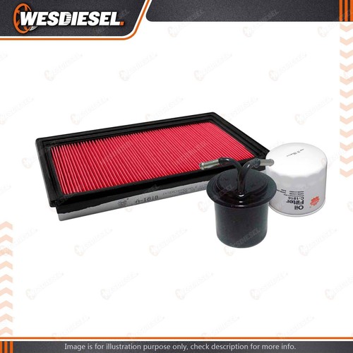 Sakura Filter Service Kit Oil Air Fuel for Subaru Impreza GF3 GF5 GF6 7 ...