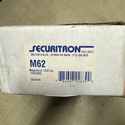 New SECURITRON M62 Magnalock 1200lbs Holding Force | eBay