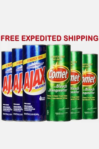 AJAX COMET Bundle Dish Washing Powder Cleanser Bleach Kitchen Cleaner 21 oz 6pk 35000053619 | eBay