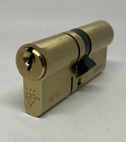 TS007 3 STAR ANTI-SNAP High Security Euro Cylinder Lock- Size 35/35 ...