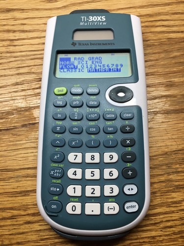 Texas Instruments TI-30Xs MultiView Calculator Working VGC Scientific ...