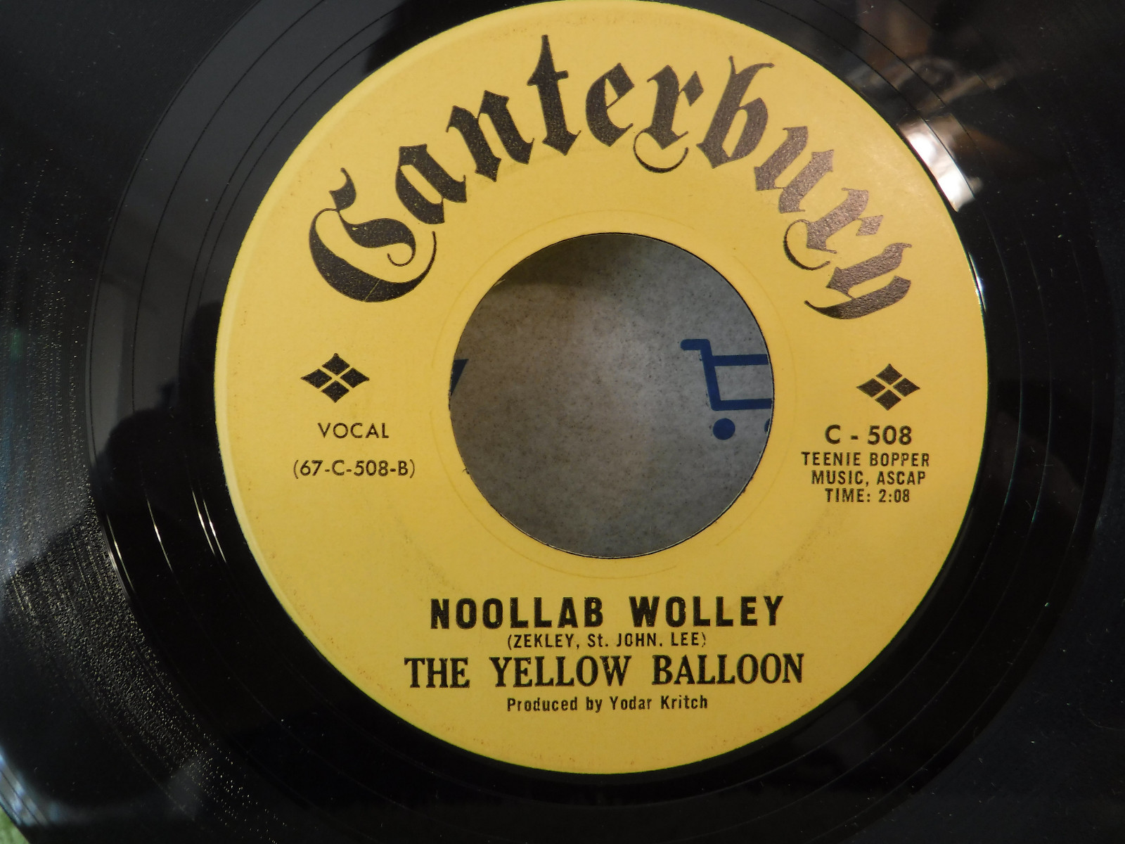 The Yellow Balloon, Noollab Wolley, Canterbury Records C 508, 1967 ...