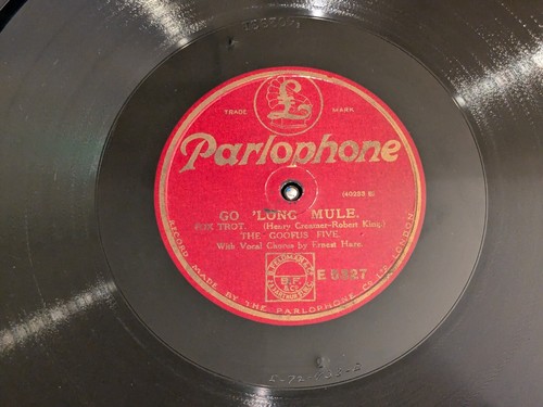 Goofus Five Parlophone E5327 Go Long Mule Gotta Getta Girl Jazz 78 ...