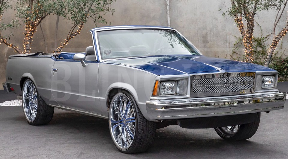 1978-1987 Chevy El Camino chrome grill dual weave mesh grille Tiarra ...
