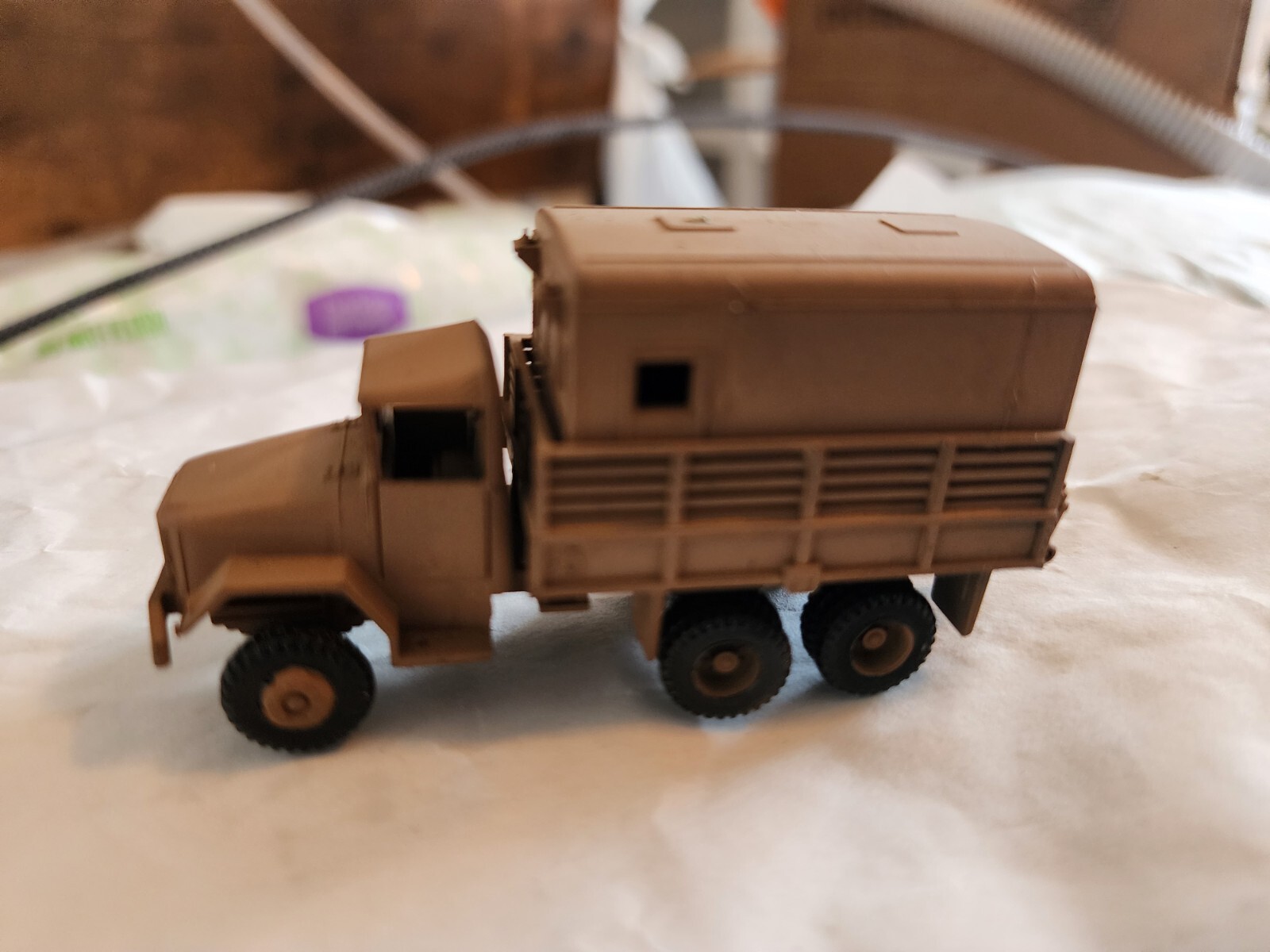 Roco Minitanks 1/87 Scale GMC 2.5 T 6x6 with Wireless Installation ...