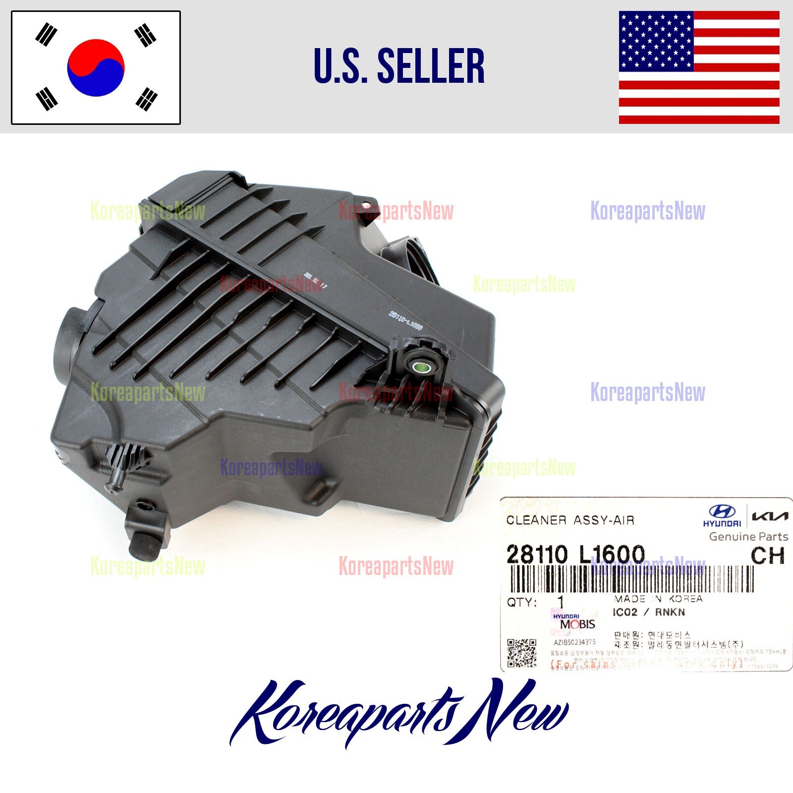 Genuine Kia Air Cleaner Assembly 28110-L1600 for sale online | eBay