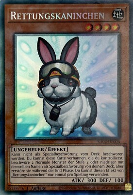Yu Gi Oh! RESCUE RABBIT RA02-EN008 COLLECTORS Rare | eBay.de