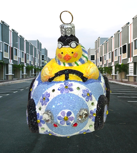 Patricia Breen Peep Mobile Blue Elusive & Rare #2538 Easter Jeweled ...