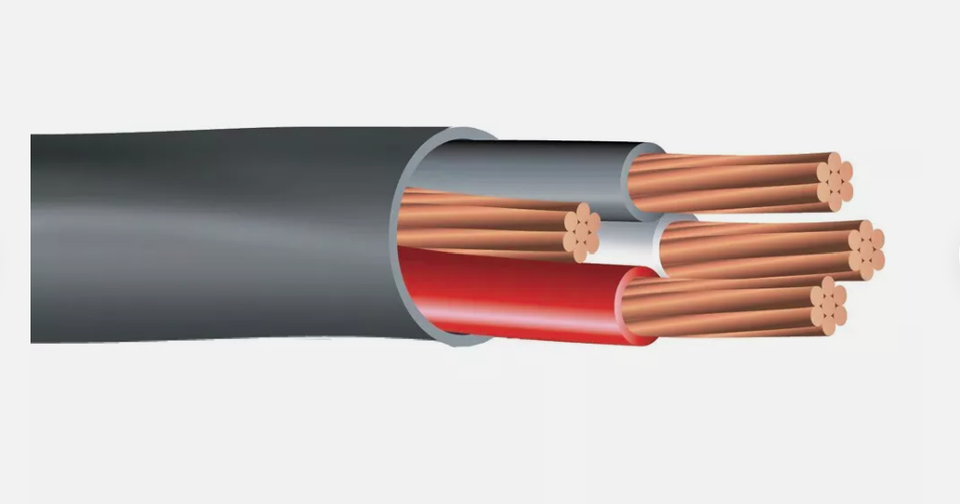 100 ft 4/3 NMB W/G CU Southwire NM-B Stranded Romex SIMpull Wire Cable ...