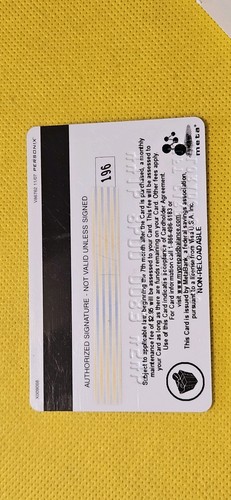 Visa Credit Card ~Exp 2011~our item #CCB109 | eBay