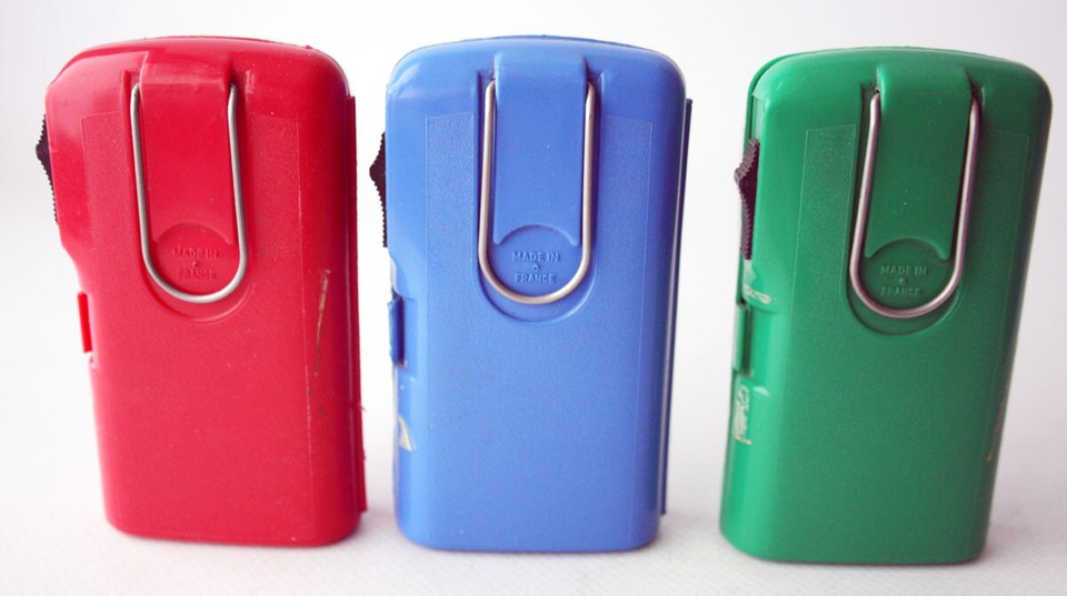3X RARE VINTAGE 80'S WONDER PLASTIC POCKET FLASHLIGHT FRANCE NEW OLD ...