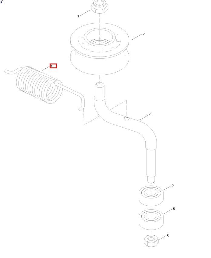 Genuine Toro 139-1845 Belt Tension Spring TimeMaster 30in TurfMaster ...