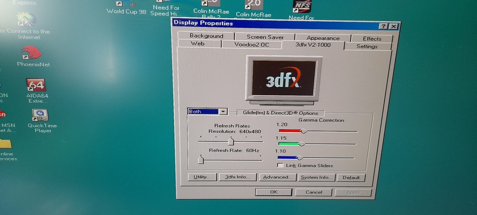 3dfx Voodoo 2 Gainward DRAGON 3000, 12MB SLI,PCI video cards ...