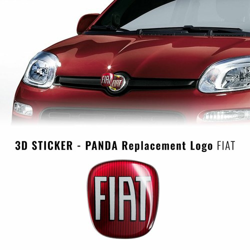 Sticker Fiat 3D Replacement Logo for Panda After The 2012 | eBay