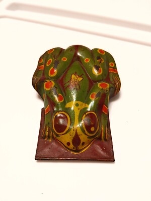 Antique Tin Toy Metal Frog Clicker Toy | eBay
