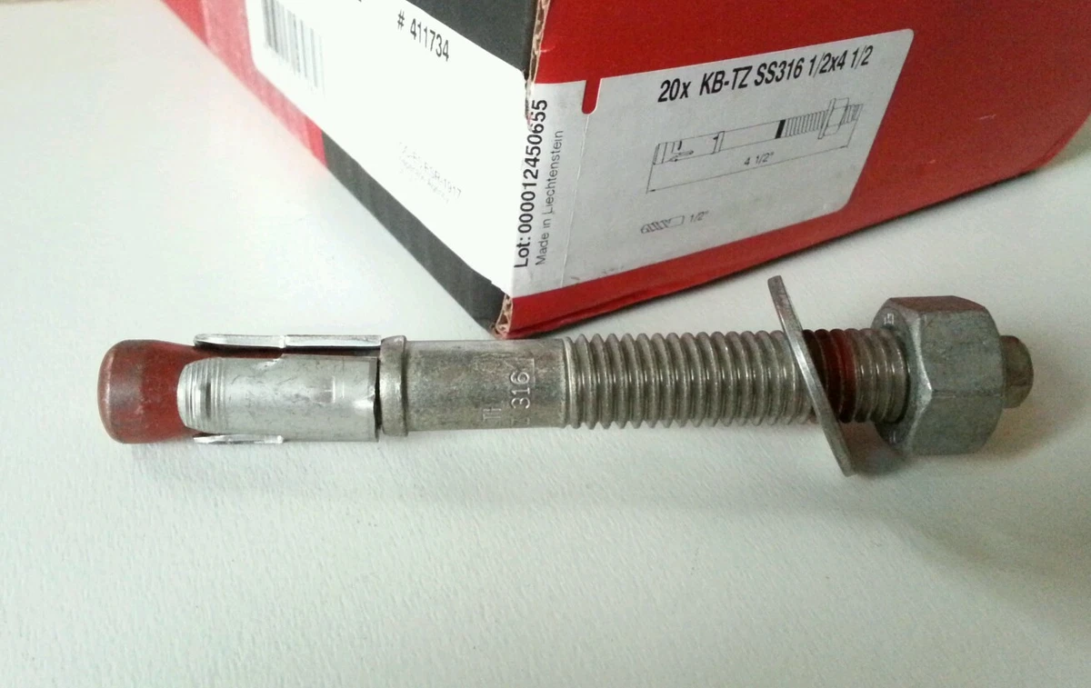 HILTI Stud Anchor Galvanized HST3 Instruction Manual, 49% OFF