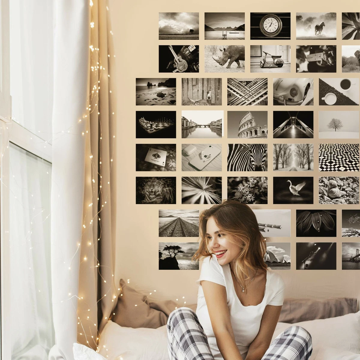 Bedroom Wall Photo Collage Ideas