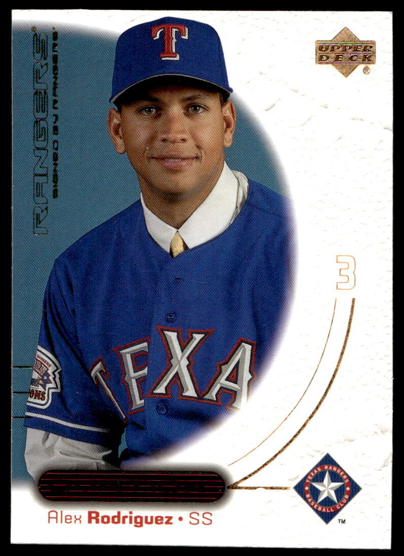 2001 Upper Deck Ovation 15 Alex Rodriguez Texas Rangers Baseball Card ...