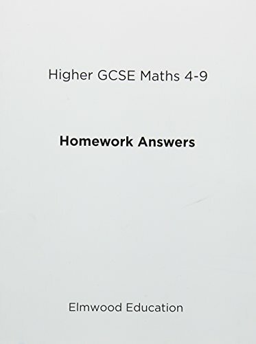 Higher Gcse Maths 4-9 Homework Answer New 9781906622527 Fast Free ...