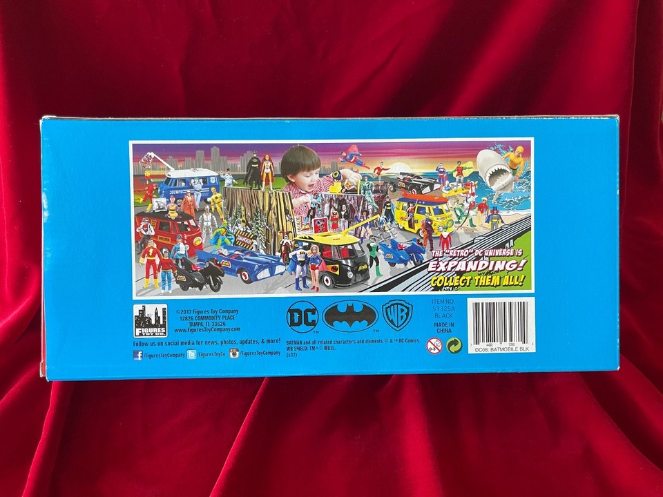 Figures Toy Company Mego Style Batmobile Plus Silver Age Hasbro Batman ...