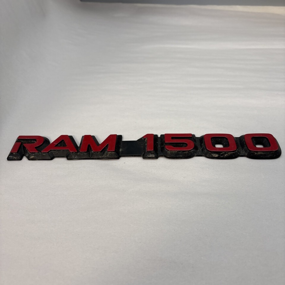 Dodge Ram 1500 Emblem Logo Symbol Badge Side Door Red OEM *Single* | eBay