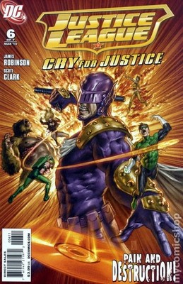 Justice League Cry for Justice #6 VF 2010 Stock Image | eBay
