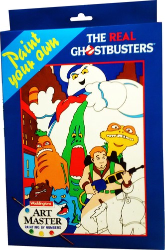 The Real Ghostbusters: Paint by Numbers, Vintage 1988, New! Mint in Box ...