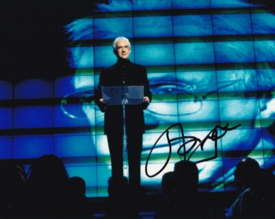 JONATHAN PRYCE signed Autogramm 20x25cm JAMES BOND in Person autograph ...