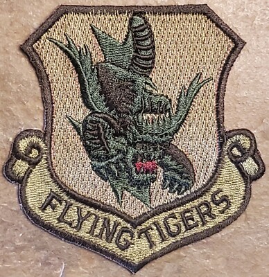 USAF 23rd TACTICAL FIGHTER WING MILITARY PATCH Subdued VTG Flight MOODY ...