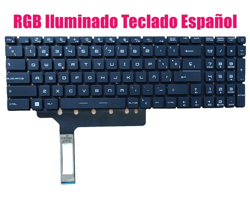 Spanish RGB Backlit keyboard for MSI GP76 Leopard 10UE/10UG(MS-17K2) | eBay