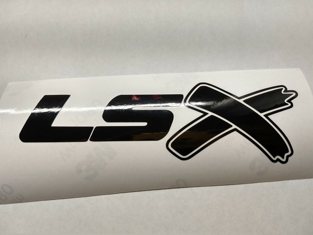 LSX Sticker decal vinyl ls x for c10 corvette camaro chevy GM swap many ...