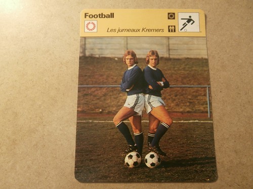 HELMUT & ERWIN KREMERS (BORUSSIA MONCHENGLADBACH), 1978 ROOKIE CARD ...