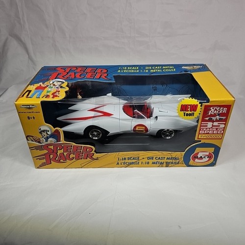 VTG NIB 1:18 Scale RC Ertl American Muscle #36685 Die-Cast Mach 5 Speed ...