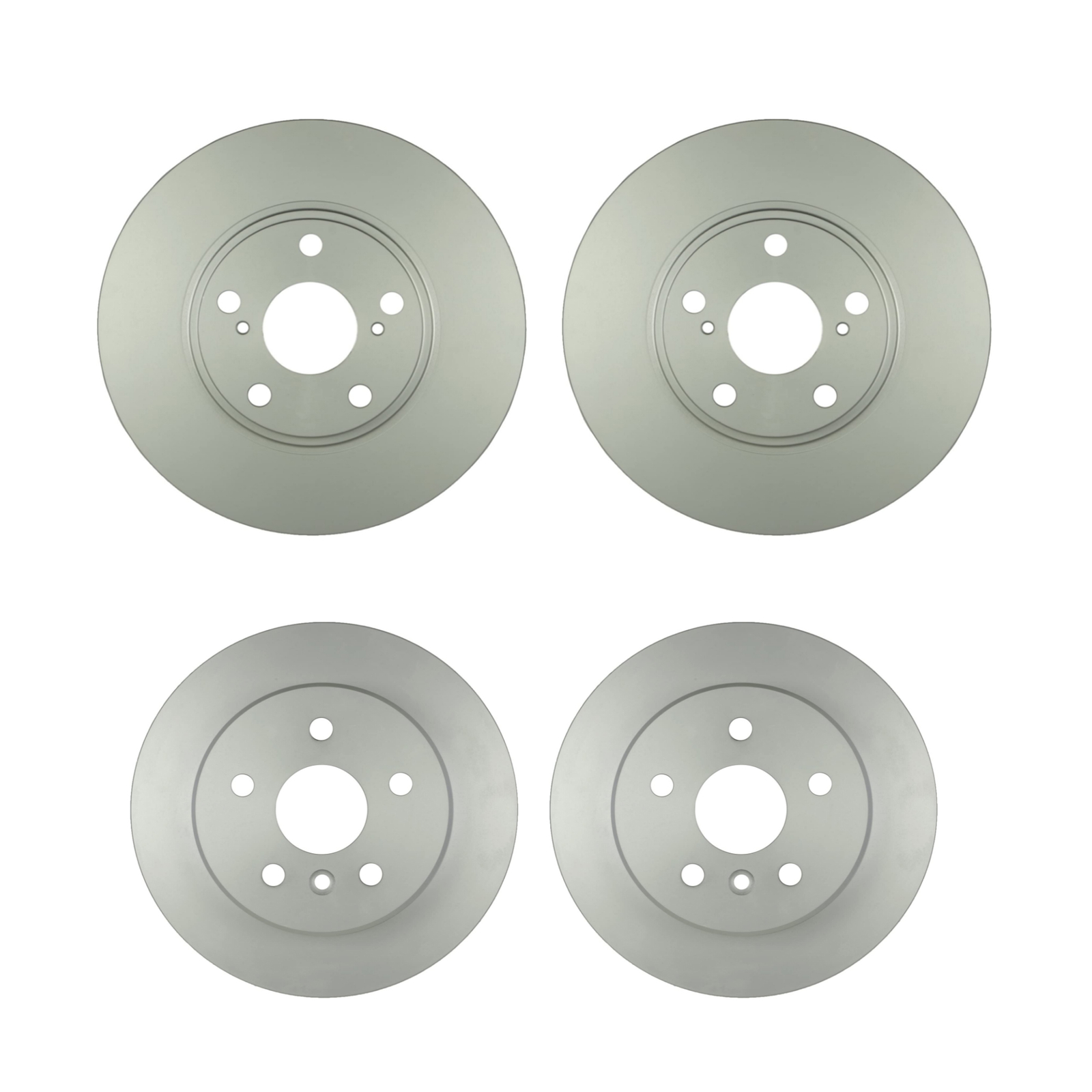 Bosch QuietCast Front 295.7mm & Rear 287.6mm Disc Brake Rotors Kit For ...