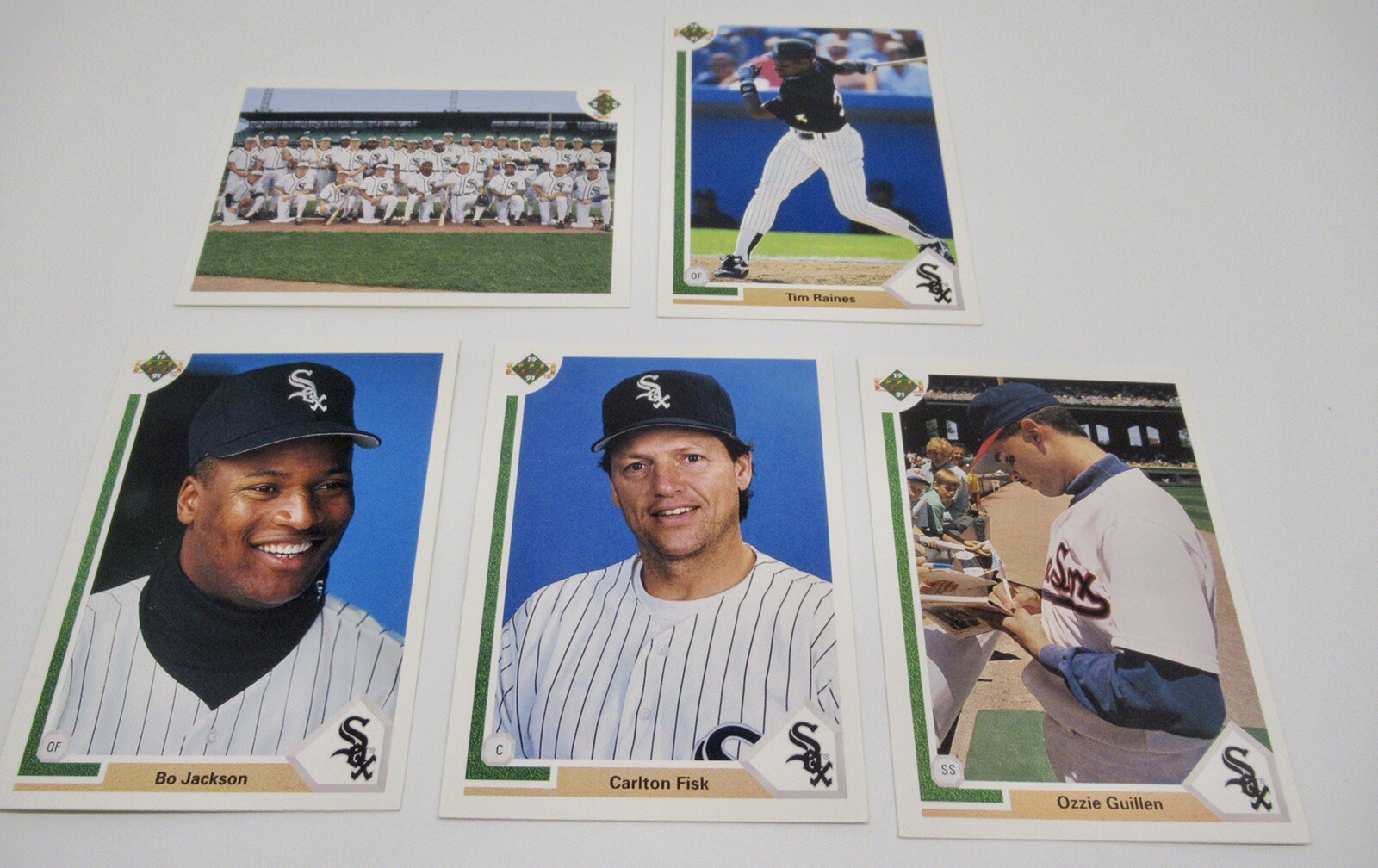 Chicago White Sox 1991 Upper Deck LOT of 5 Including Bo Jackson ...