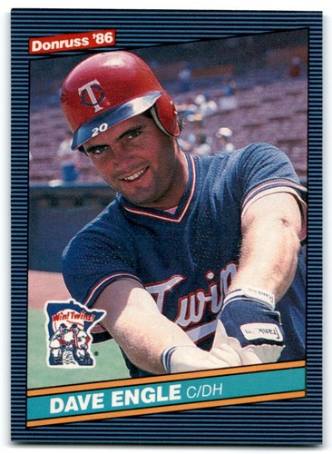 1986 Donruss Dave Engle Minnesota Twins #438 | eBay