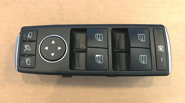 MERCEDES BENZ W212 LEFT FRONT DOOR WINDOW MASTER SWITCH, PART ...