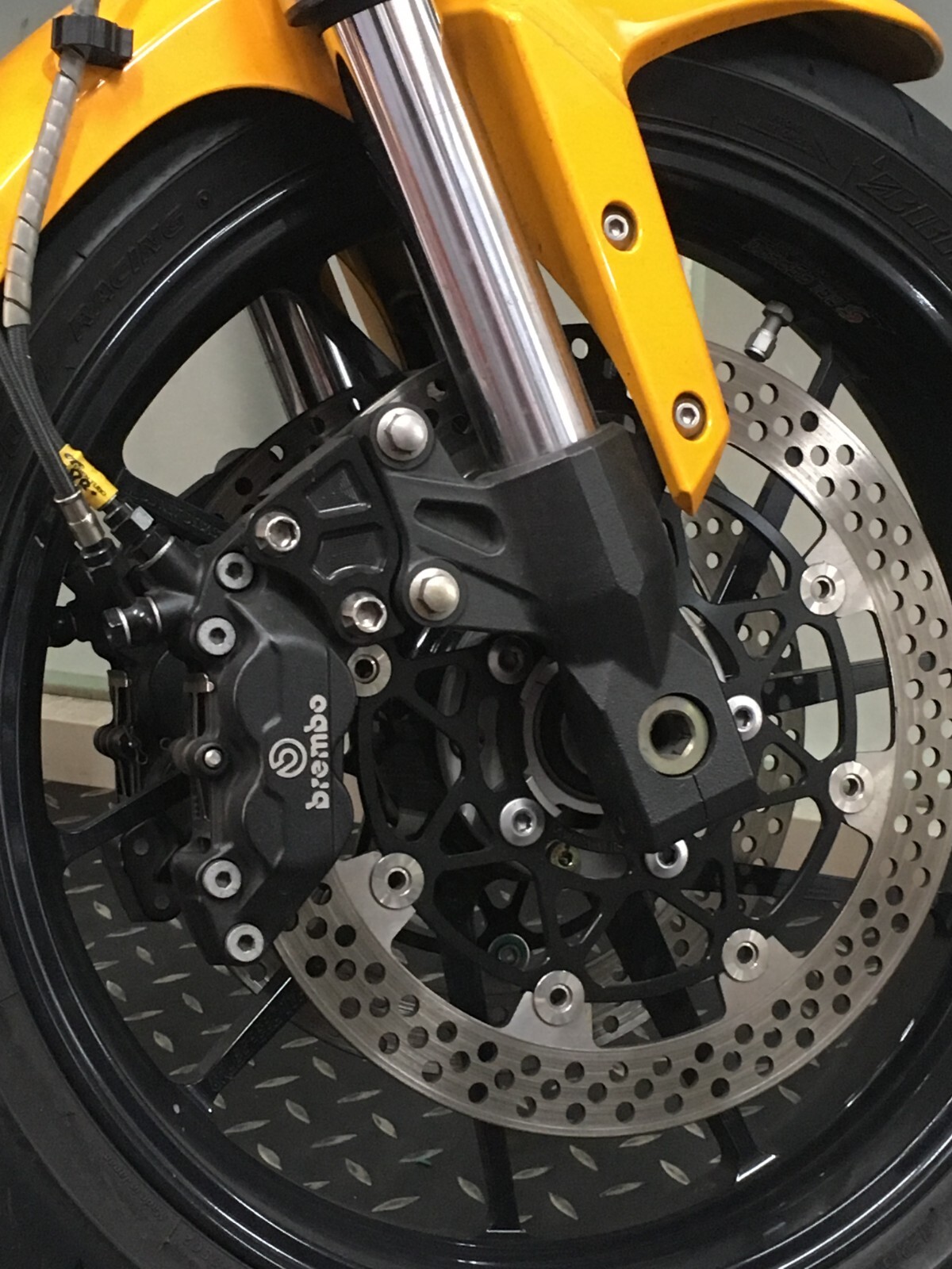 ER6 Versys650 NINJA 650R Z650 Z750 ZEPHYR 750 ZR7 Brembo Caliper ...