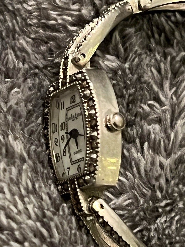 VTG LA Express Rhinestone Watch Bracelet LAX5192 Silver Tone | eBay