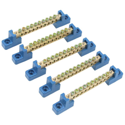 Clamps blue clamps rail 10 positions screw brass clamp grounding 6321 ...