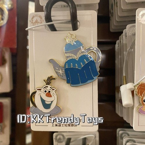 Disney pin authentic 2025 frozen elsa olaf 2 pins shanghai disneyland ...
