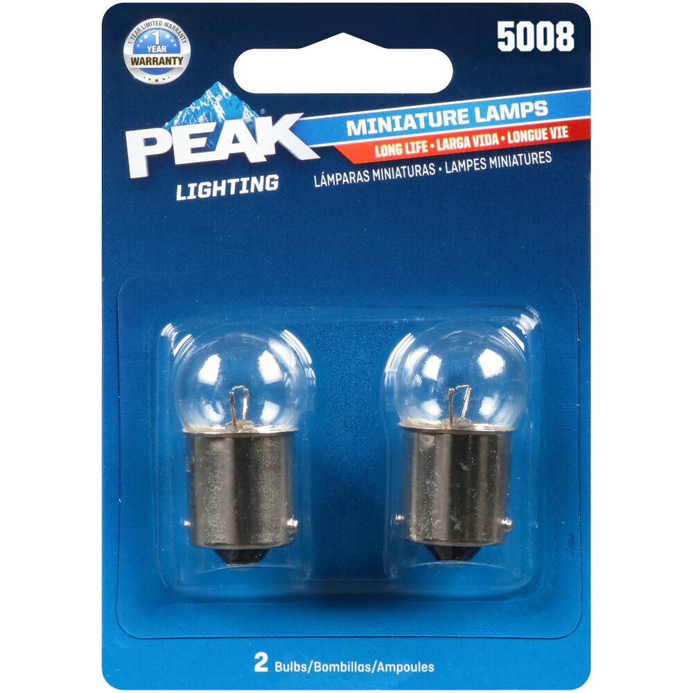 5008 Turn Signal Light Bulb-Long Life - Twin Blister Card Peak 5008LL ...