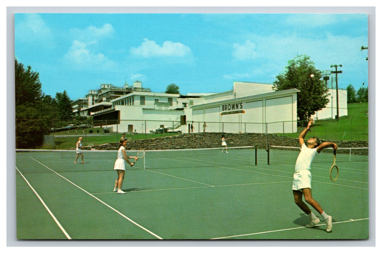 Charles and Lillian Browns Hotel, Tennis, Loch Sheldrake New York NY ...
