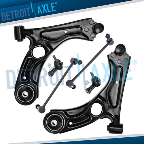 6pc Front Lower Control Arms w/ Ball Joints Sway Bars for 2012-2019 ...