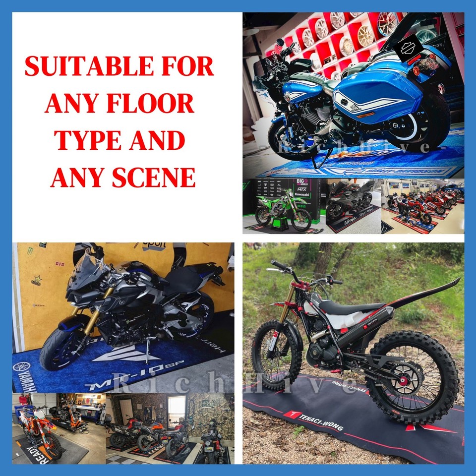 For Indian Motorcycle Garage Pit Mat Workshop showroom Carpet Floor Mat ...