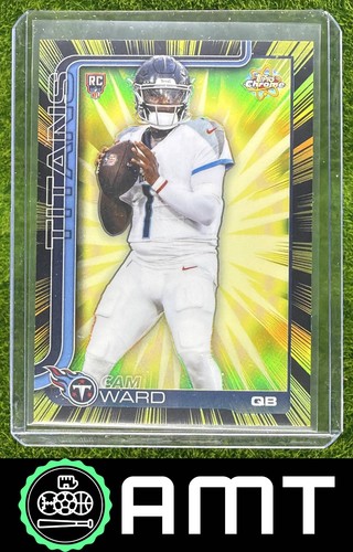 Cam Ward RC 2025 Topps Chrome Radiating Rookies Tennessee Titans #RR-1 ...