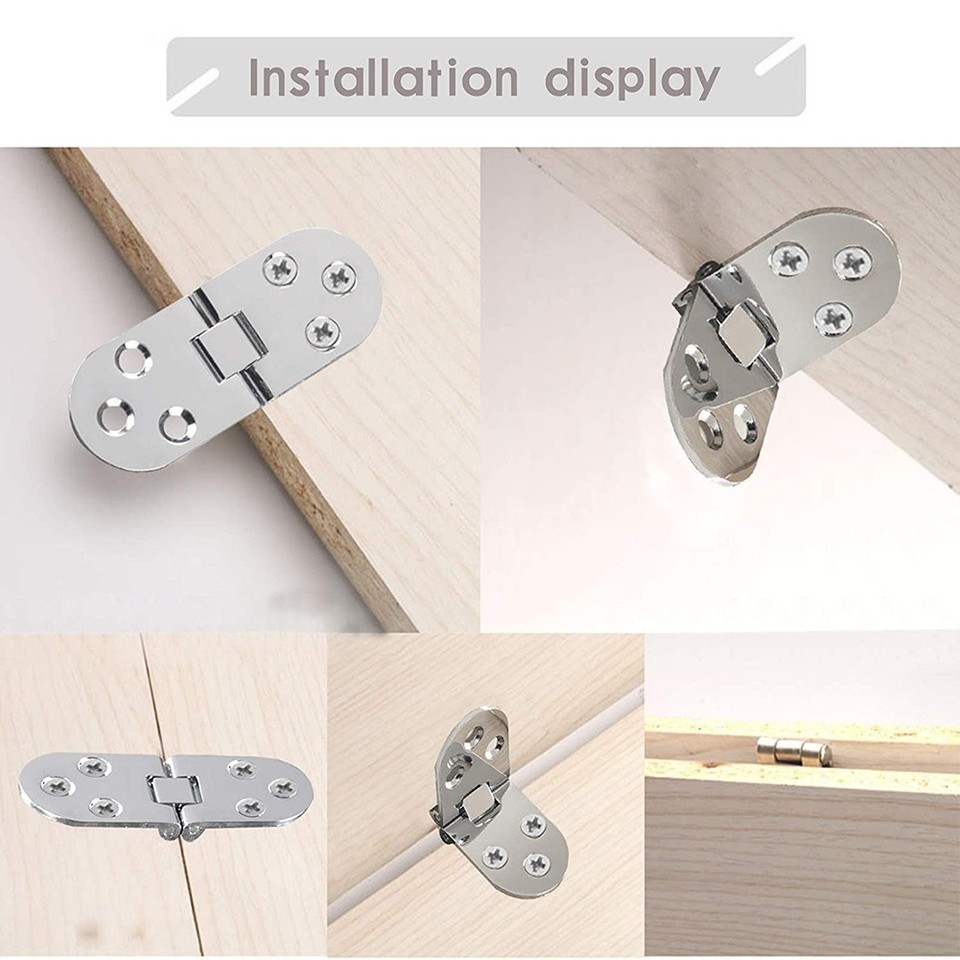 Table Hinge Door Hinge 1 Set 2pcs Cabinet Hinge Folding Hinge For Flip ...