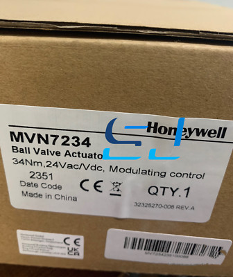 Brand new Honeywell MVN7234 Ball Valve Actuator 34Nm 24Vac/DC ...