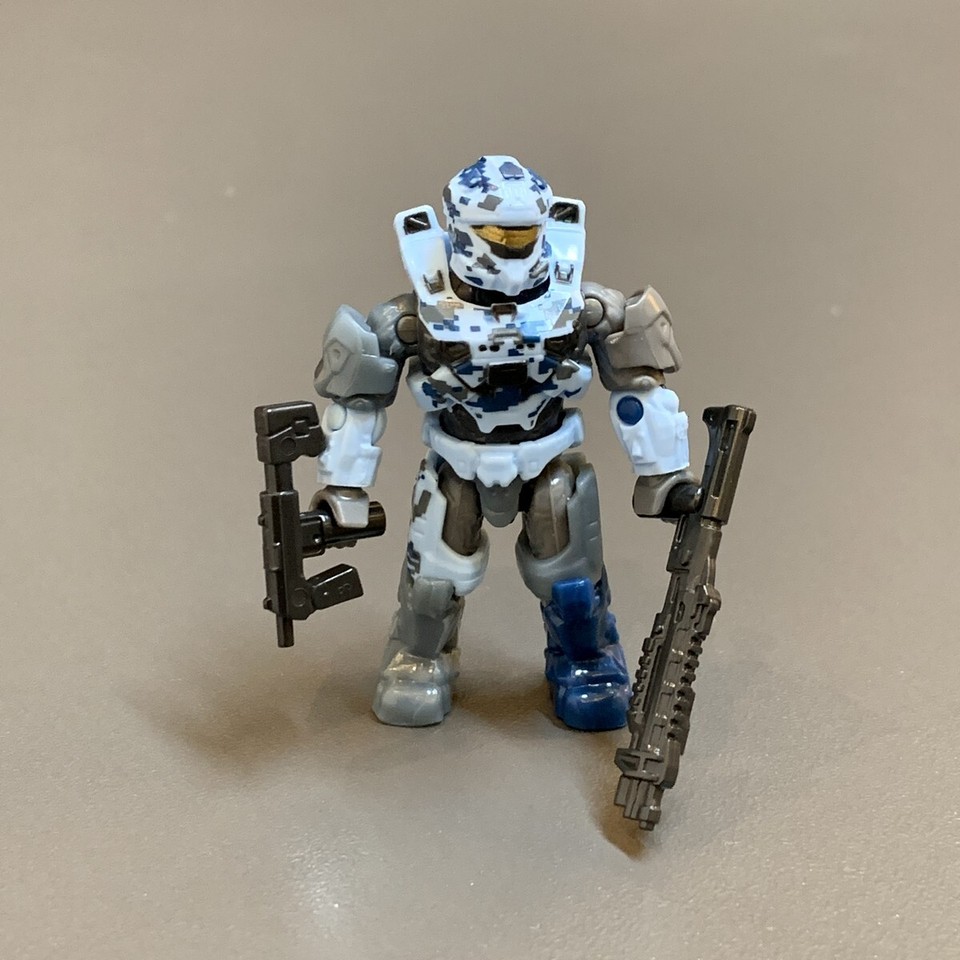 5 Elite Warlord HALO MEGA CONSTRUX SPARTAN FIGURE UNSC SCORPION CLASH ...