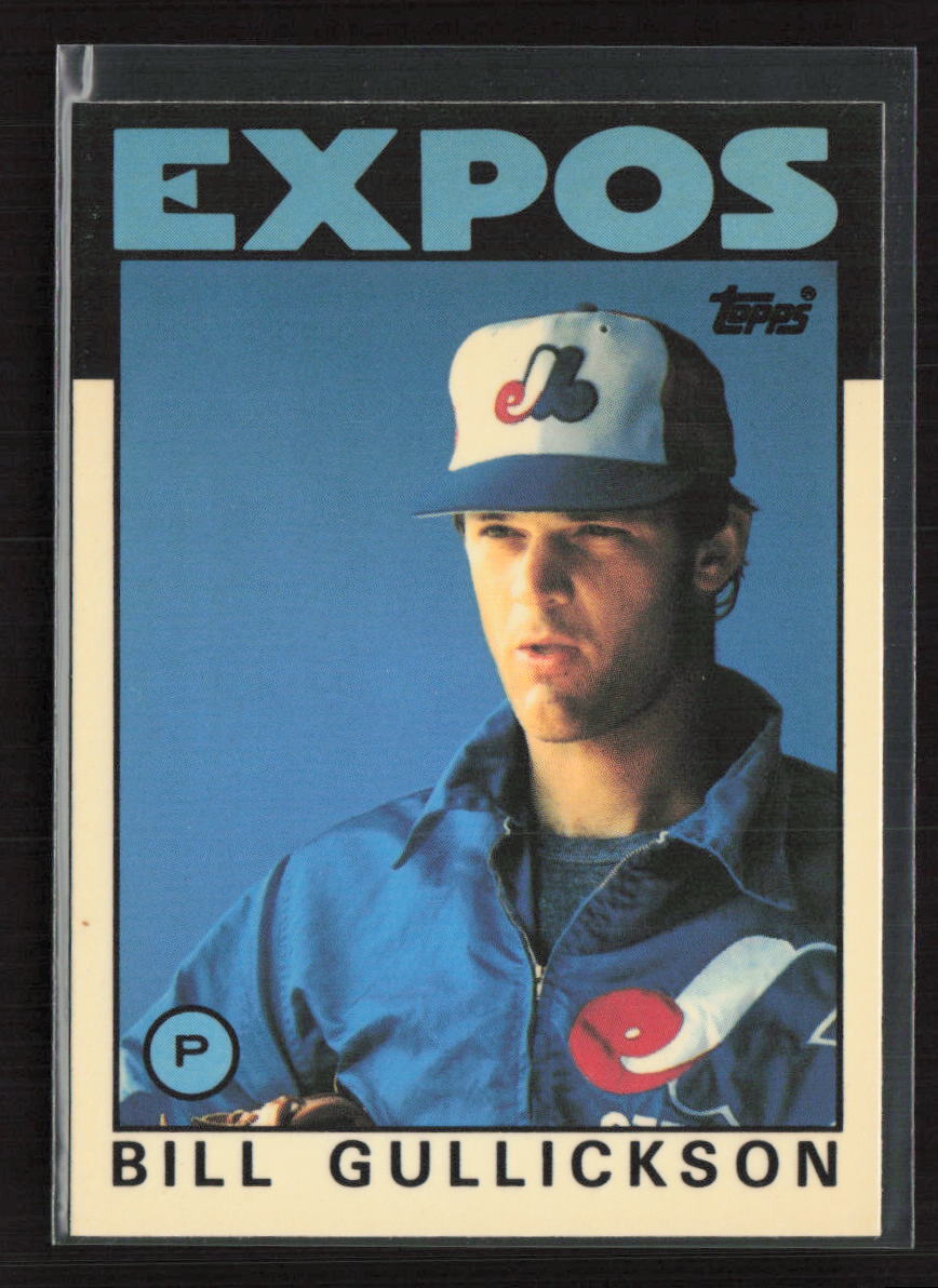 1986 Topps Tiffany #229 Bill Gullickson | eBay